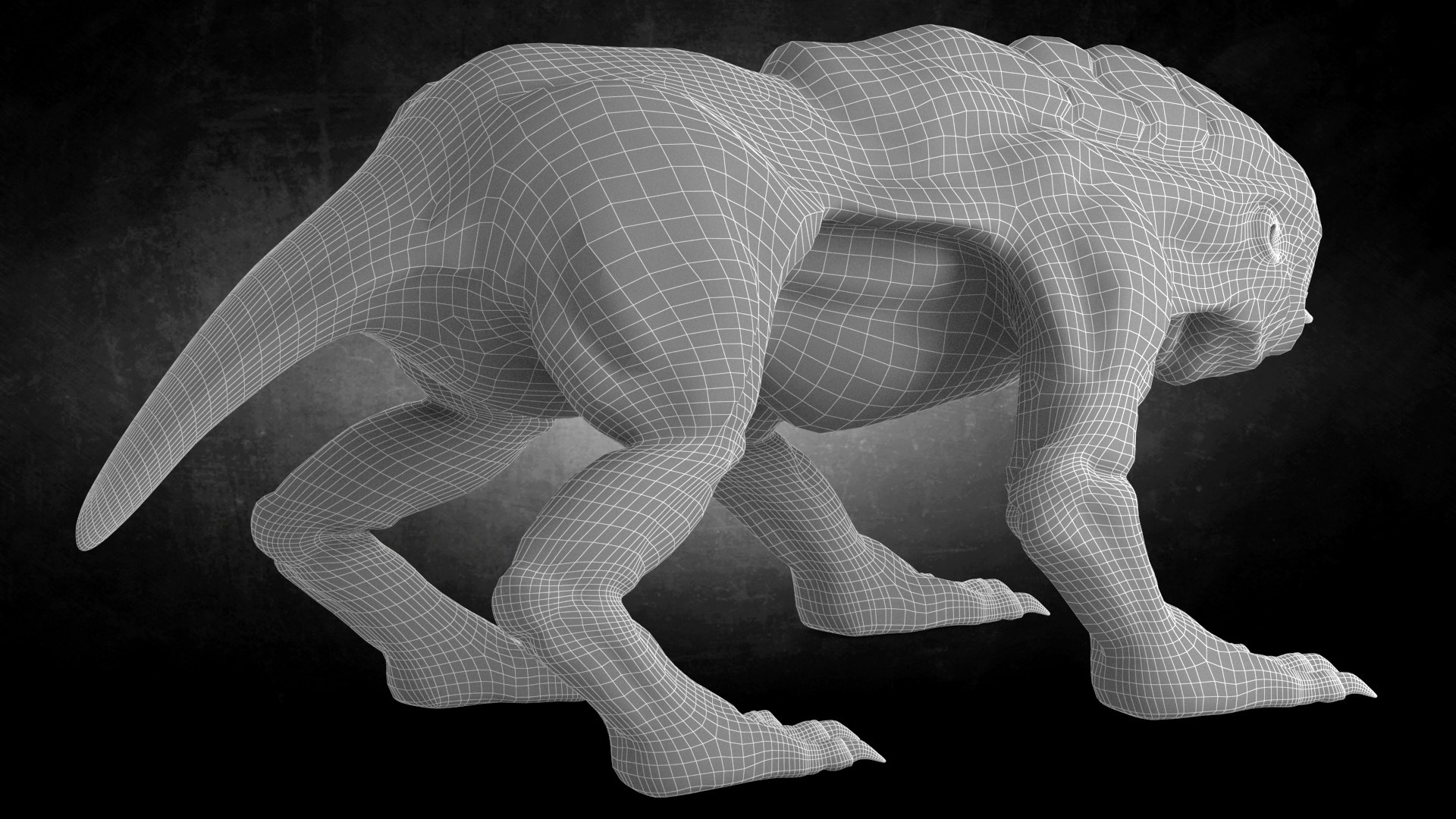 3D Alien Dog Monster Model - TurboSquid 2143440