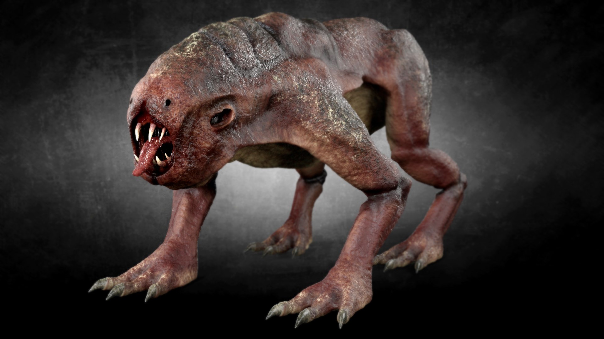 3D Alien Dog Monster Model - TurboSquid 2143440