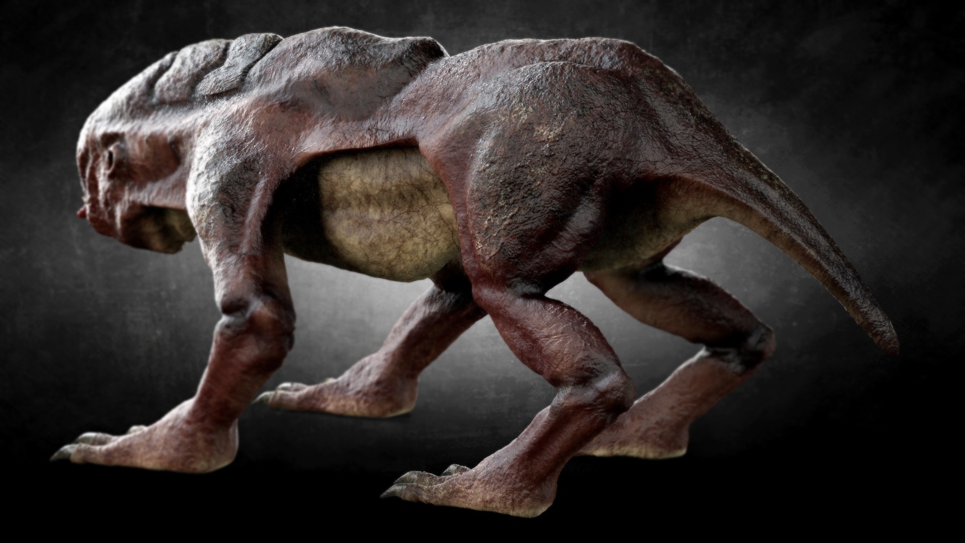 3D Alien Dog Monster Model - TurboSquid 2143440