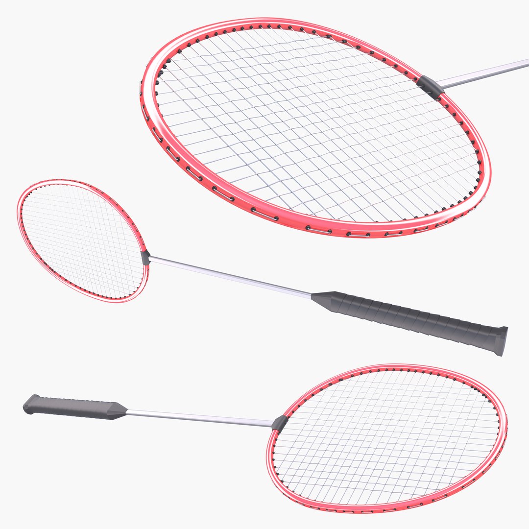 3D Badminton Racquet - TurboSquid 1728039