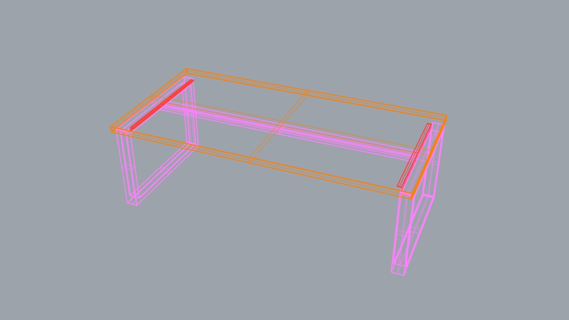 Table architectural simple model - TurboSquid 1544648