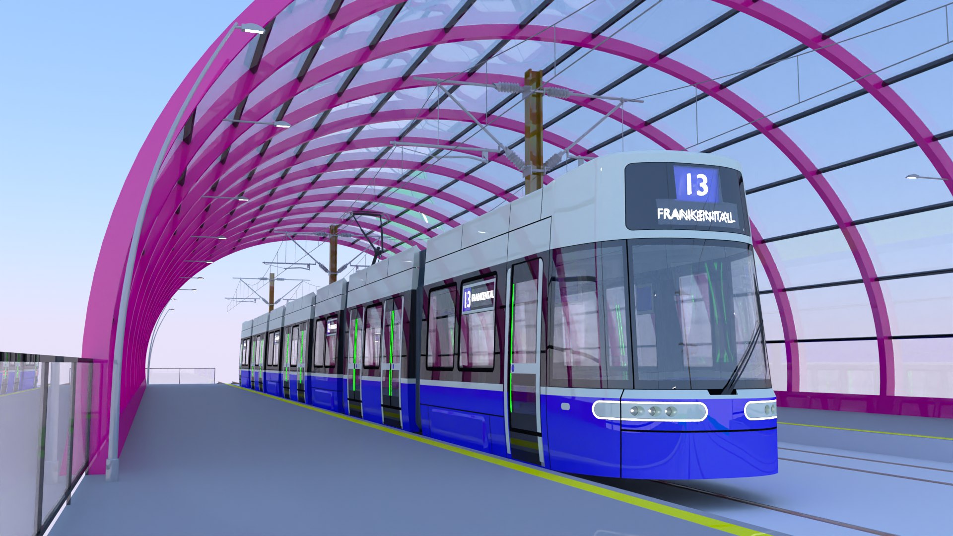 Zurich Tram Stops 3D Model - TurboSquid 2245185