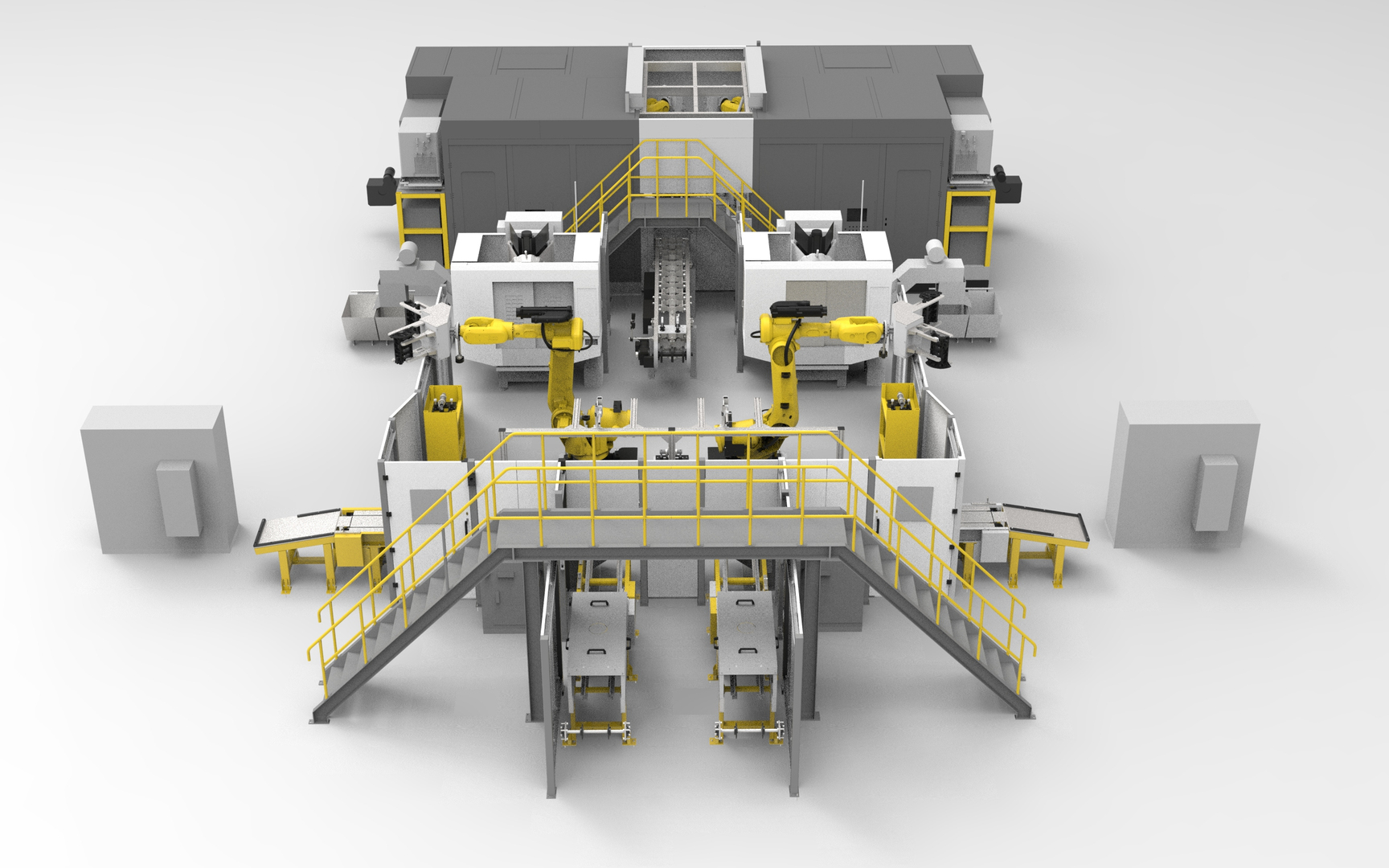 3D model Automatic Crankcase Lower Body Production Line - TurboSquid ...