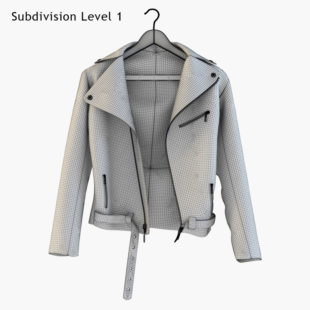 3dsmax Leather Jacket