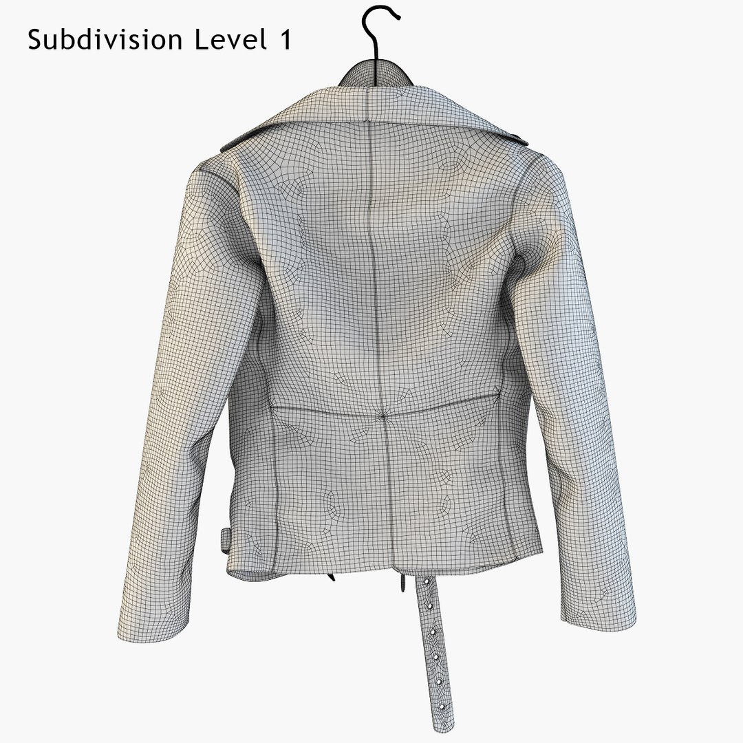 3dsmax Leather Jacket