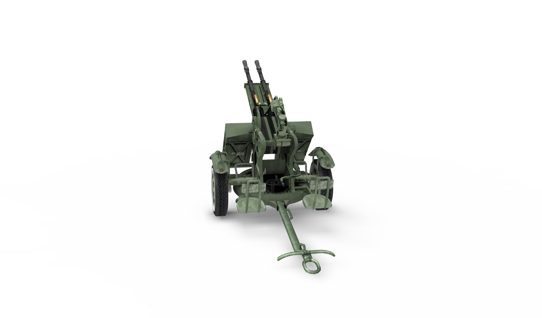 ZPU-2 3D Model - TurboSquid 1992636