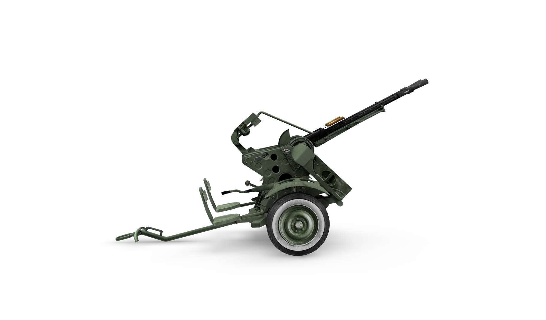 ZPU-2 3D Model - TurboSquid 1992636