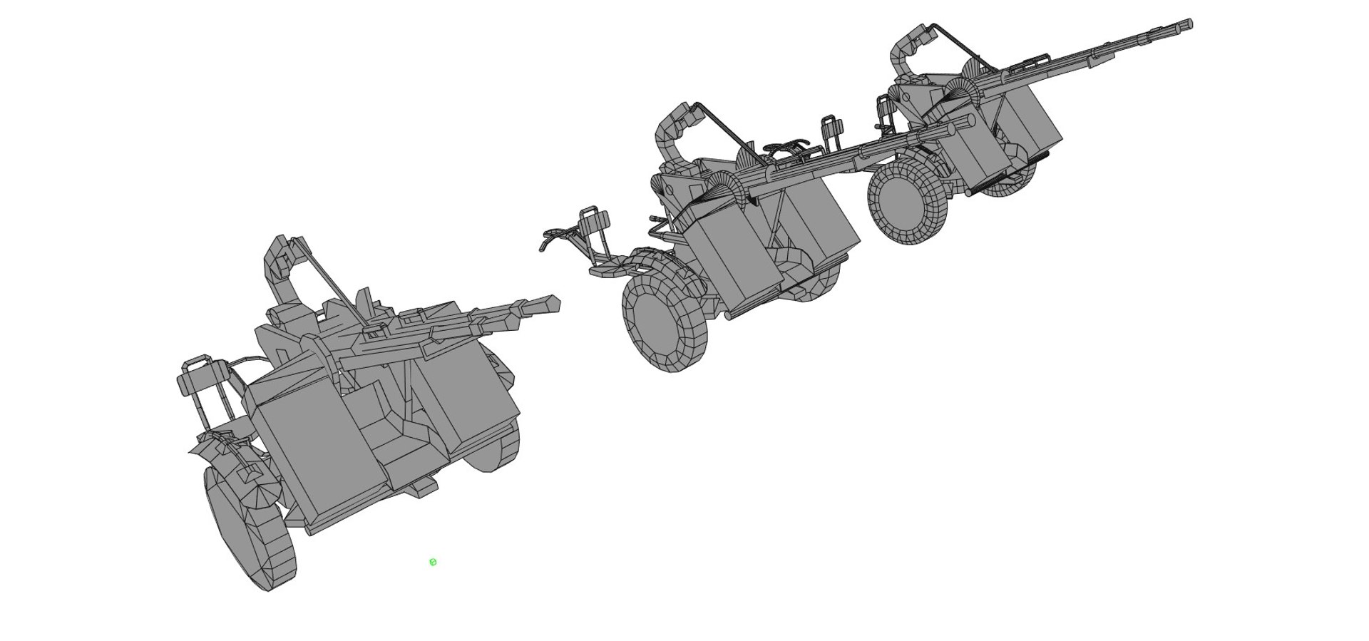 ZPU-2 3D Model - TurboSquid 1992636