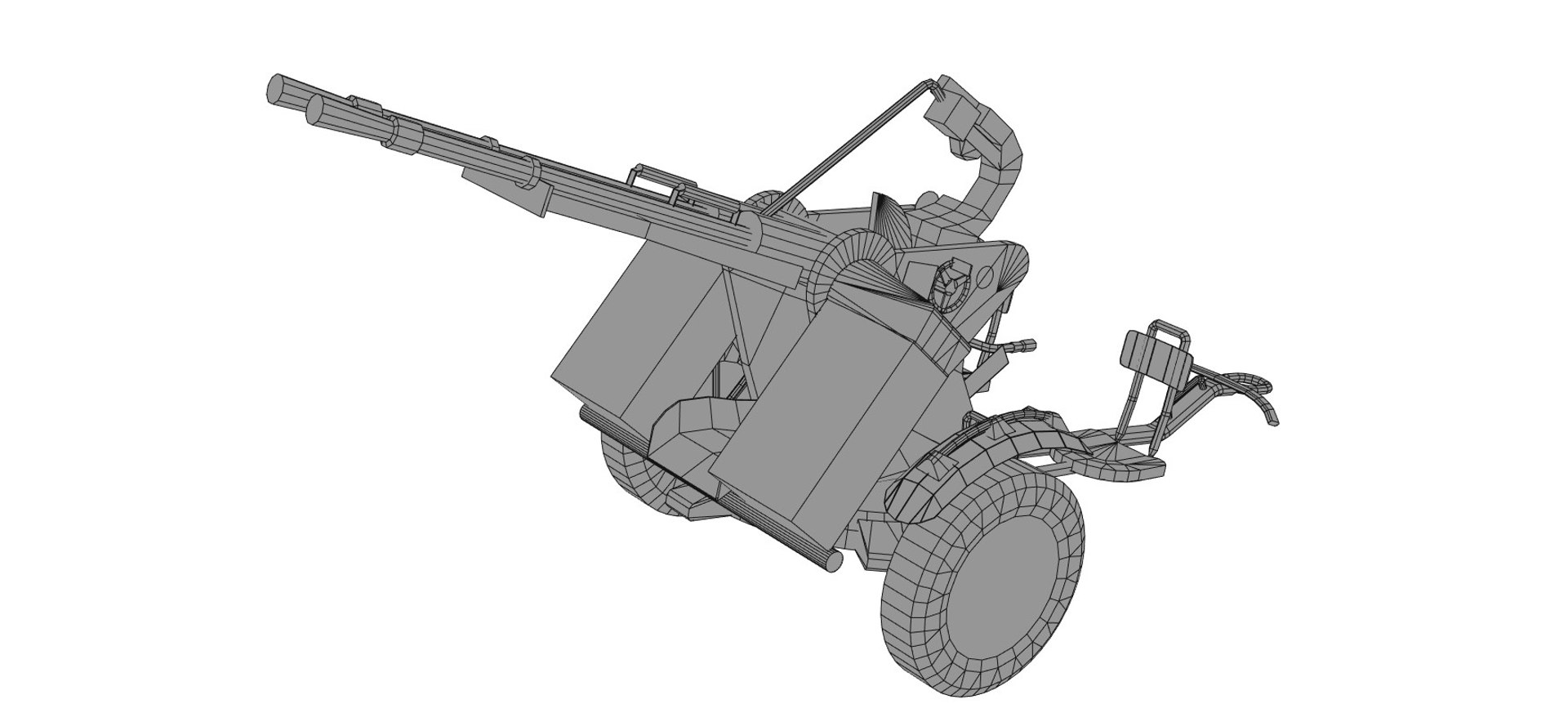 ZPU-2 3D Model - TurboSquid 1992636