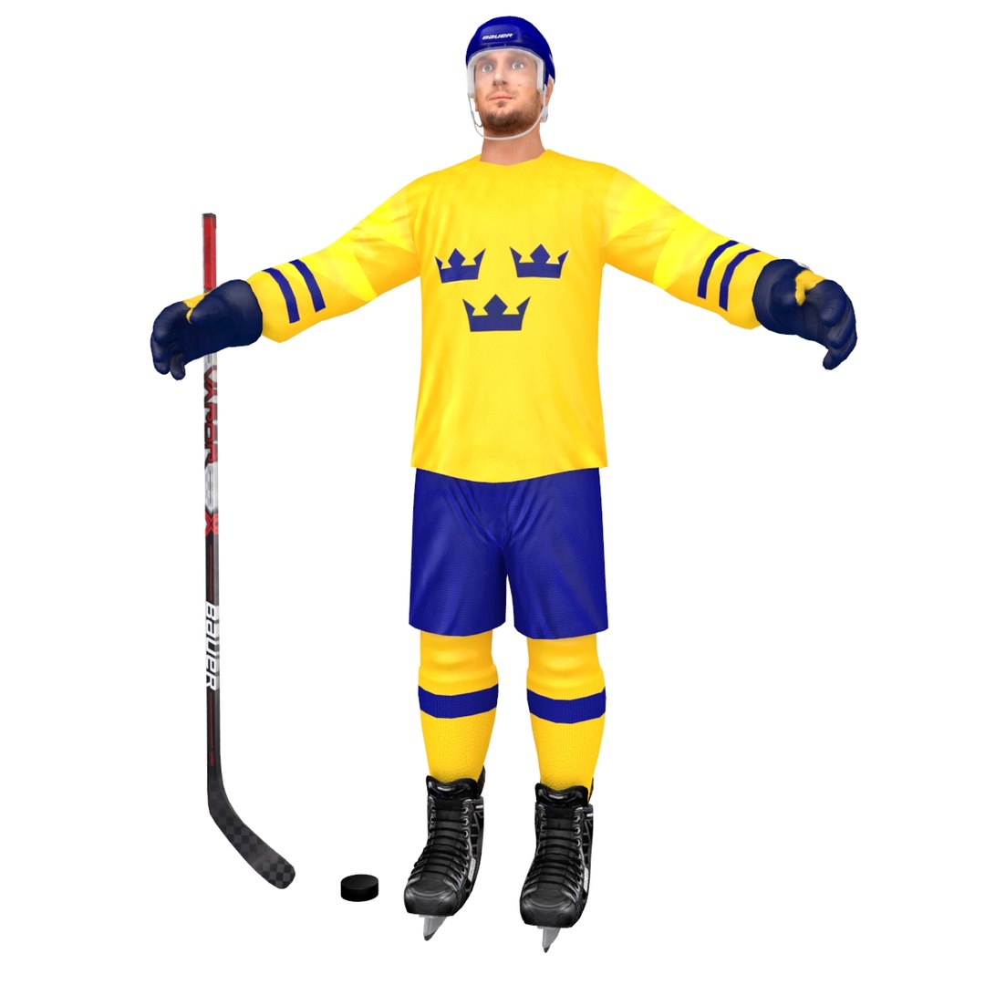 3D Hockey Player Model - TurboSquid 1278803