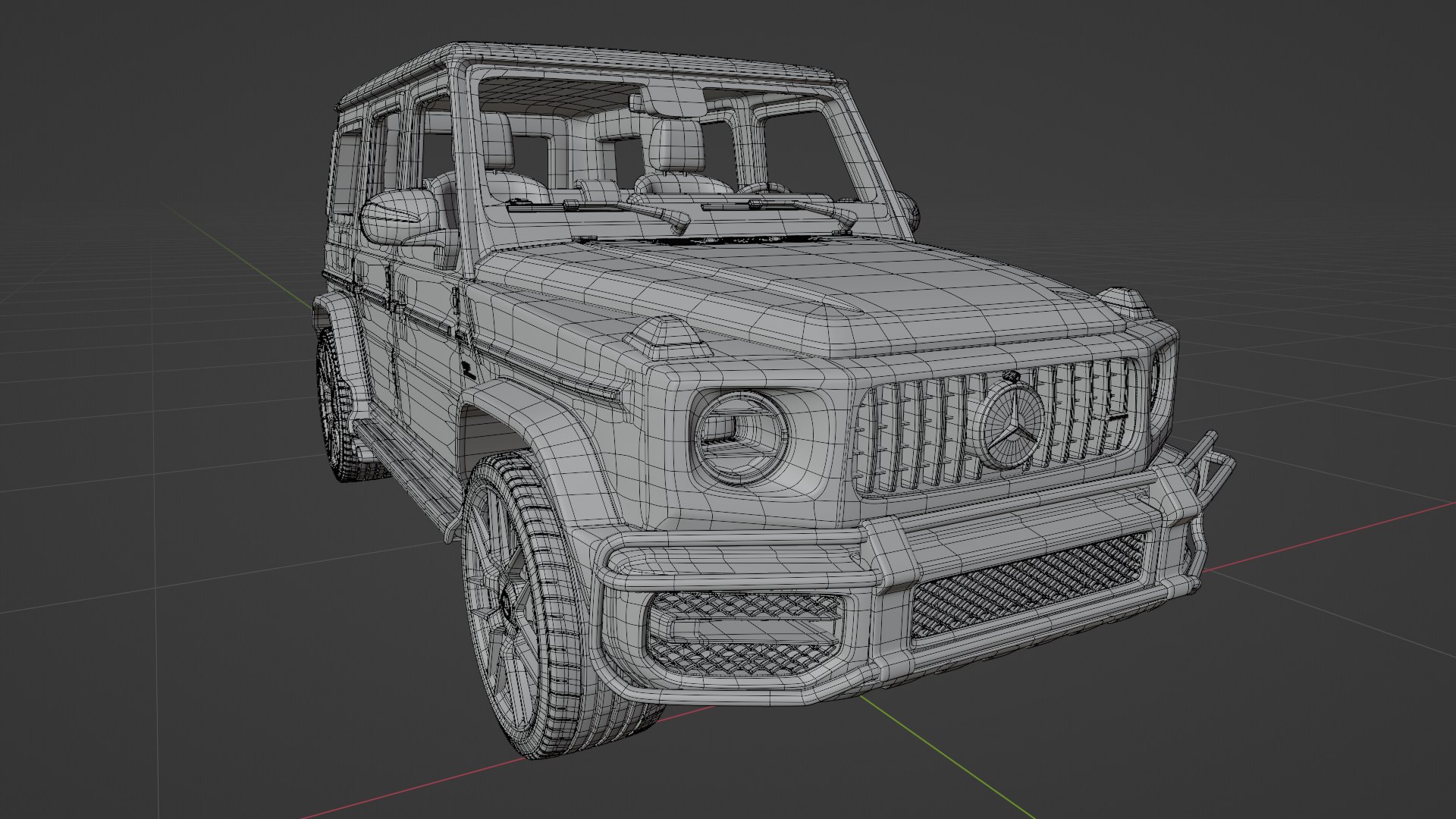 3D MERCEDES BENZ G63 G WAGON WHITE - TurboSquid 2312011