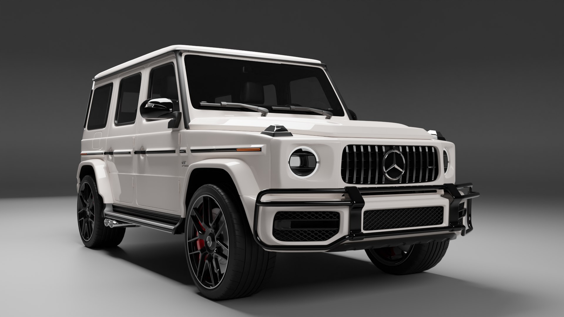 3D MERCEDES BENZ G63 G WAGON WHITE - TurboSquid 2312011