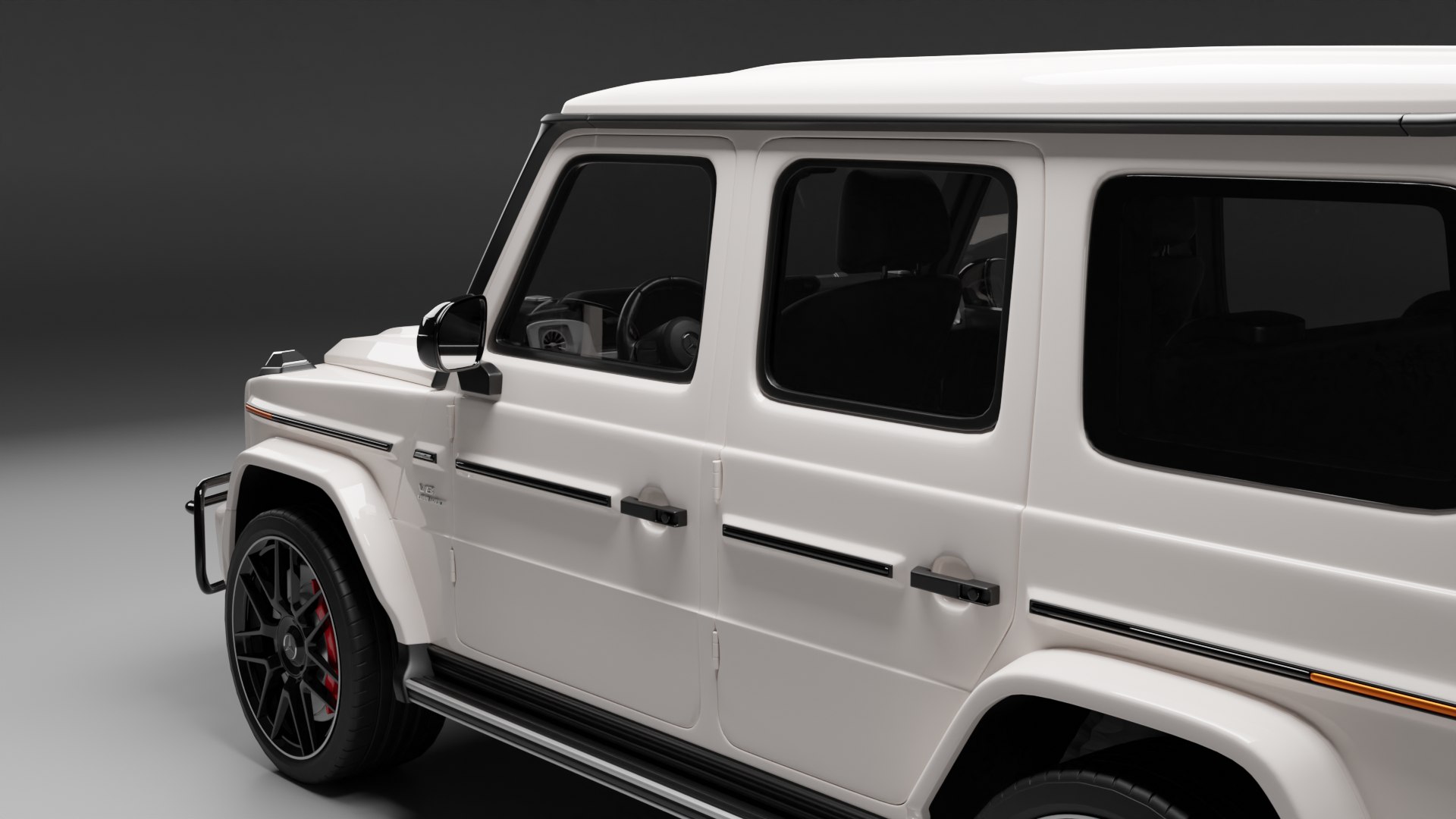 3D MERCEDES BENZ G63 G WAGON WHITE - TurboSquid 2312011