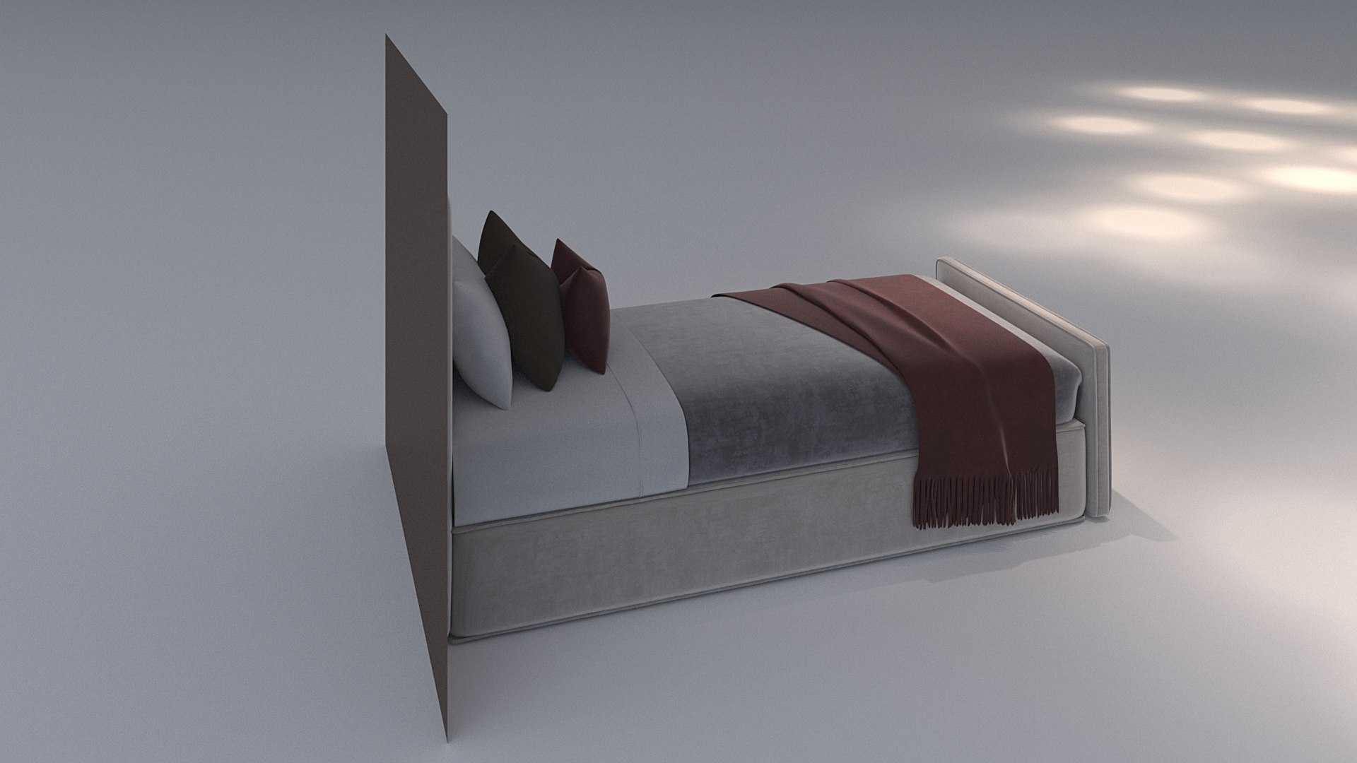 3D Single Bed Model - TurboSquid 2159323