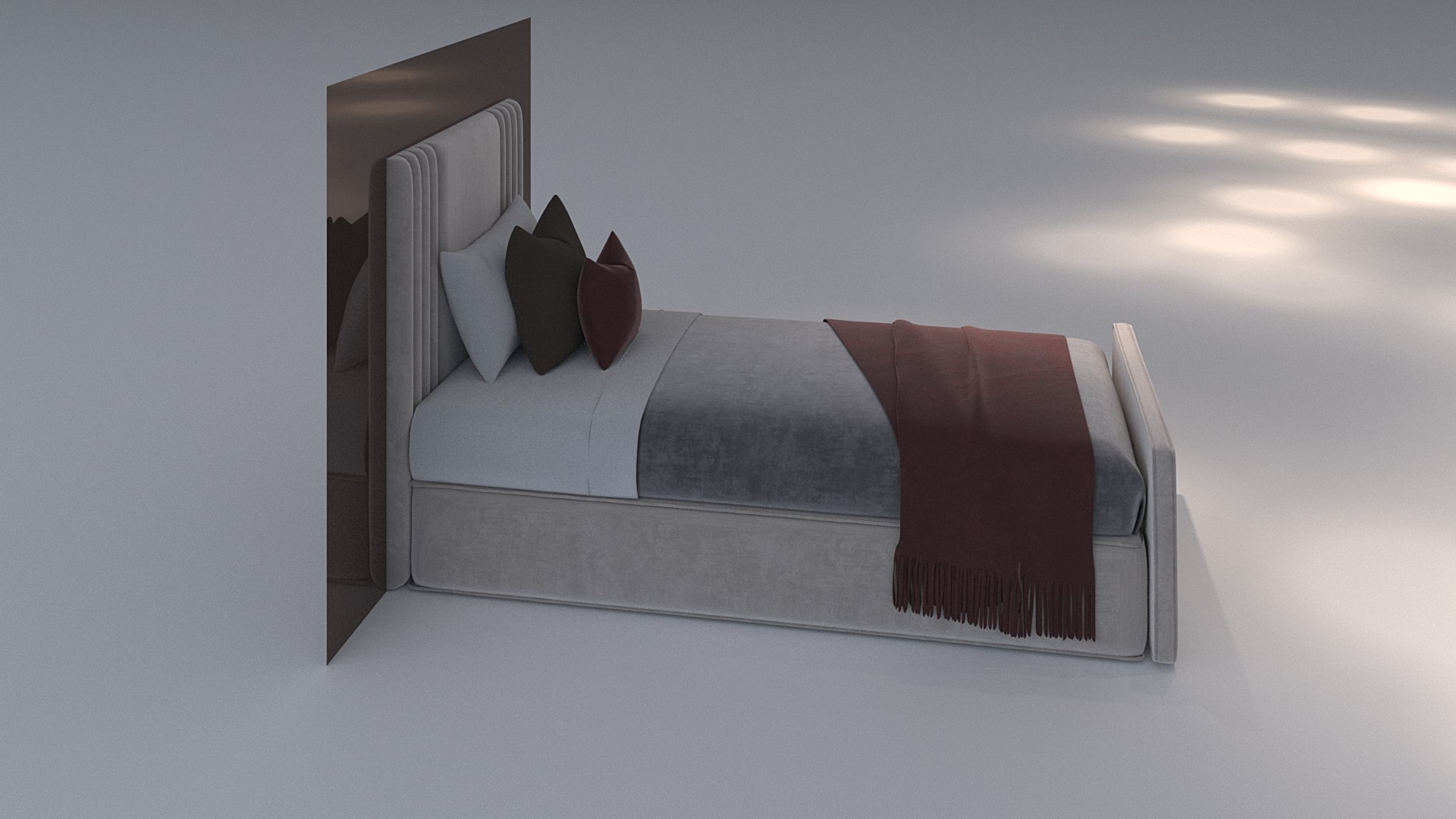 3D Single Bed Model - TurboSquid 2159323