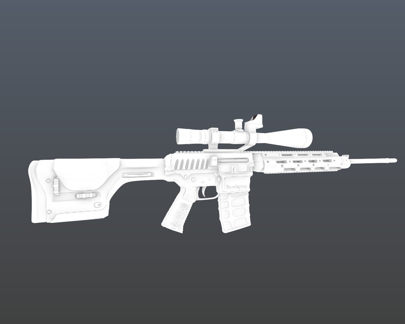 3d Rsass Remington Automatic Model