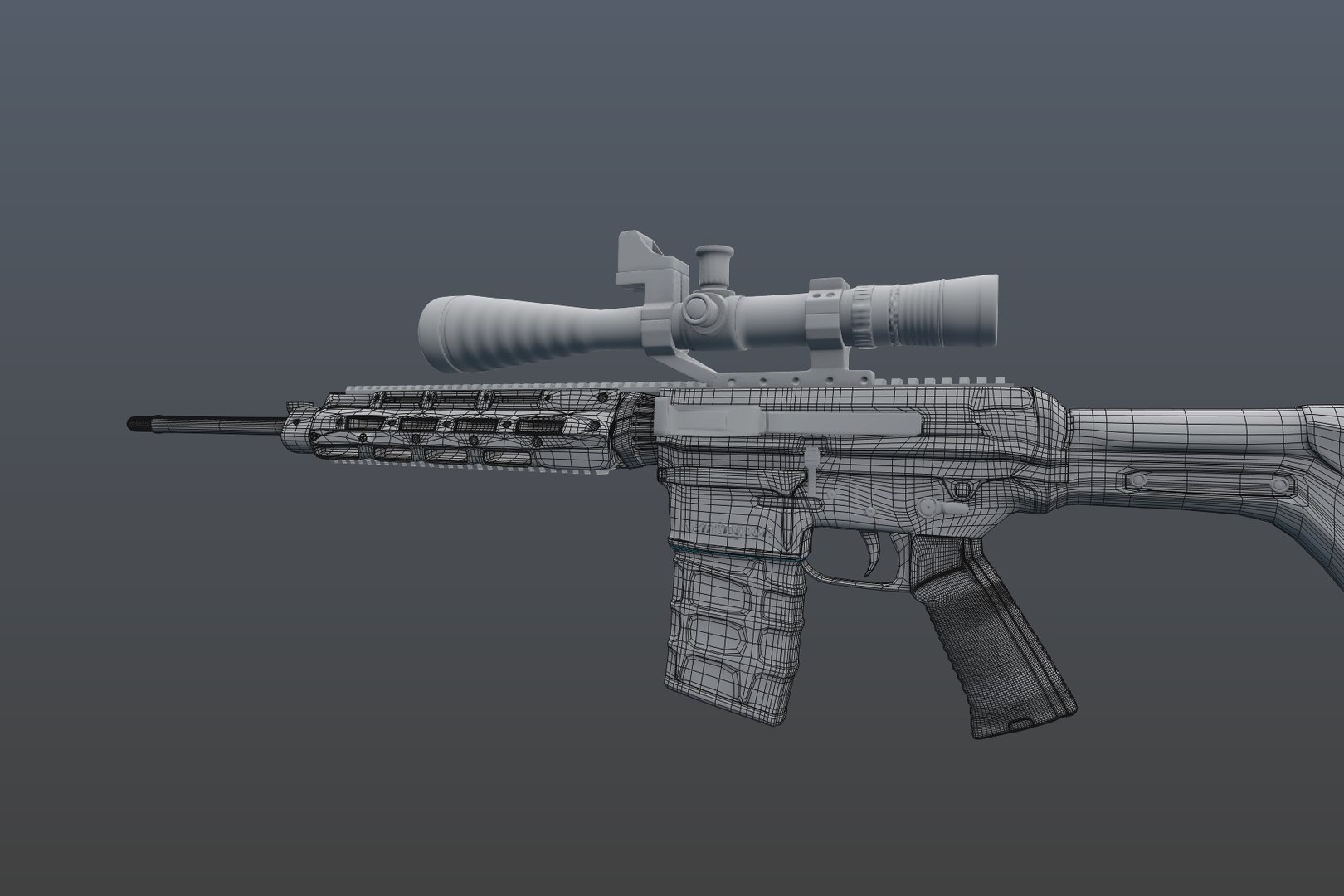 3d Rsass Remington Automatic Model