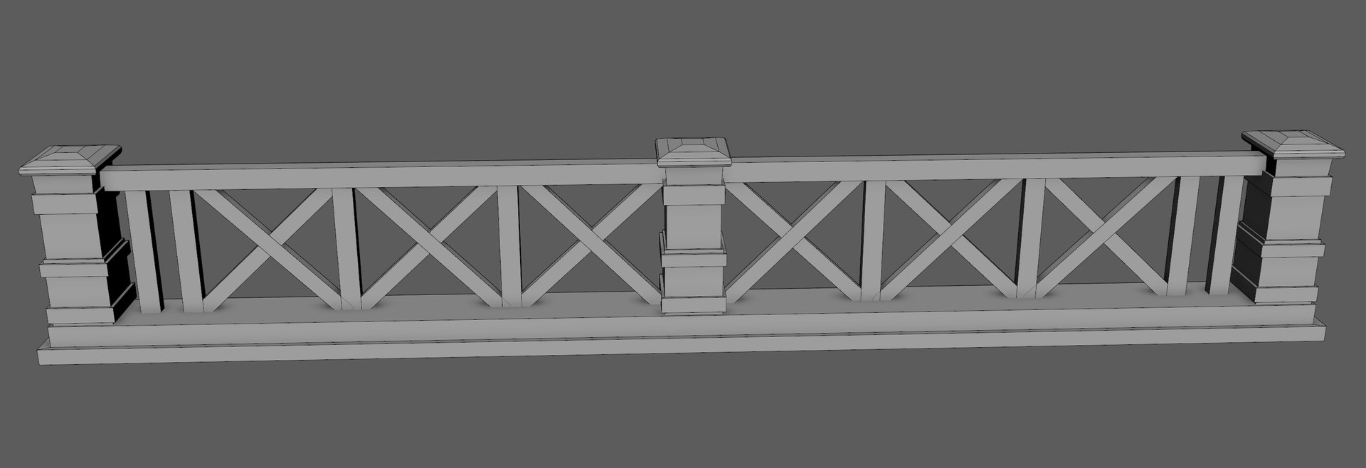 3D Fence Classic Model - TurboSquid 1456768