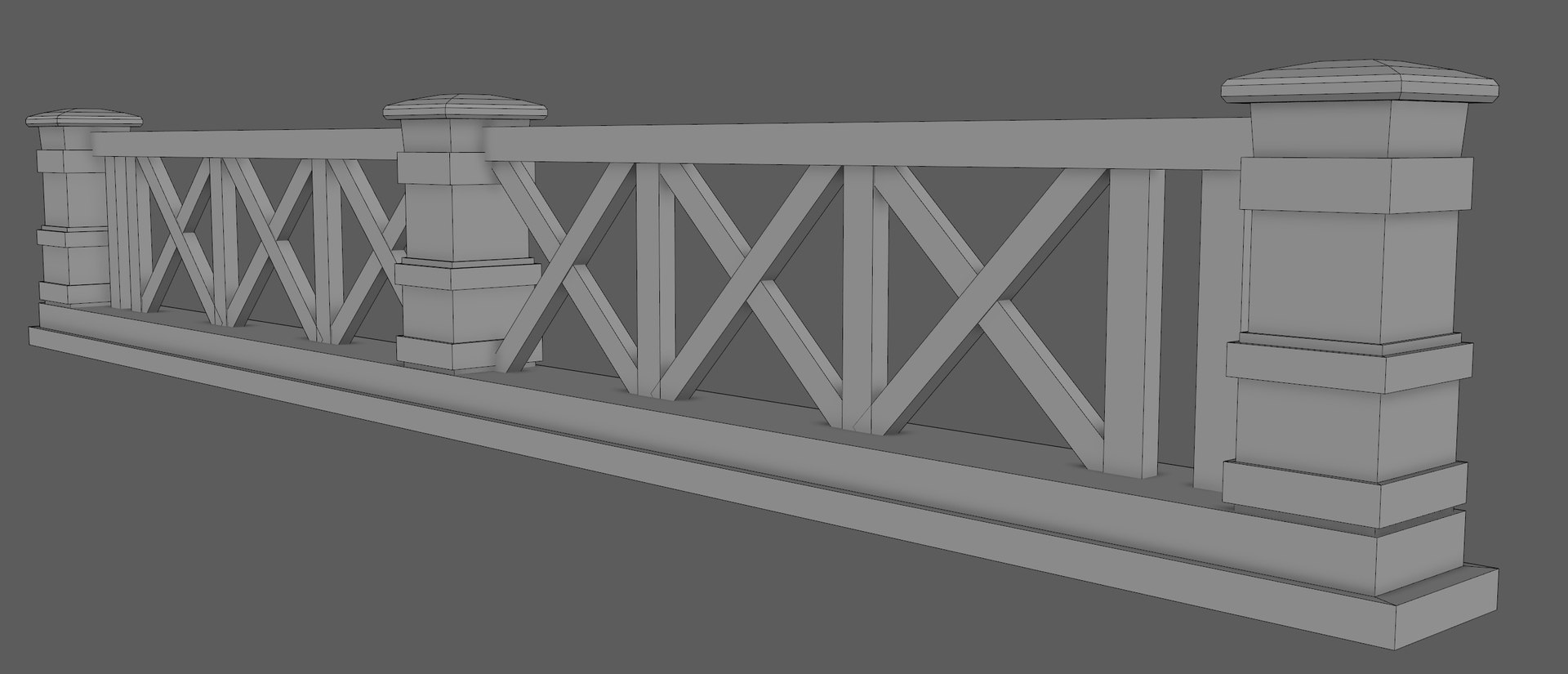 3D Fence Classic Model - TurboSquid 1456768