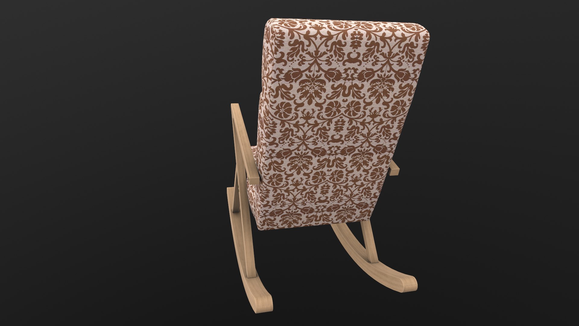 3D Rocking Chair AR VR PBR Lowpoly with game ready - TurboSquid 2070541