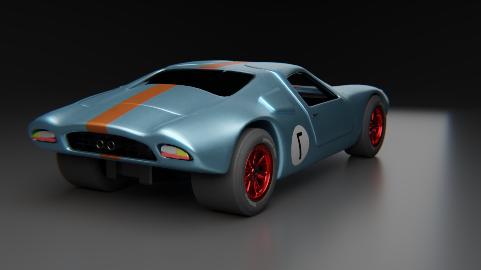 3D model vintage racer racing car - TurboSquid 1544086
