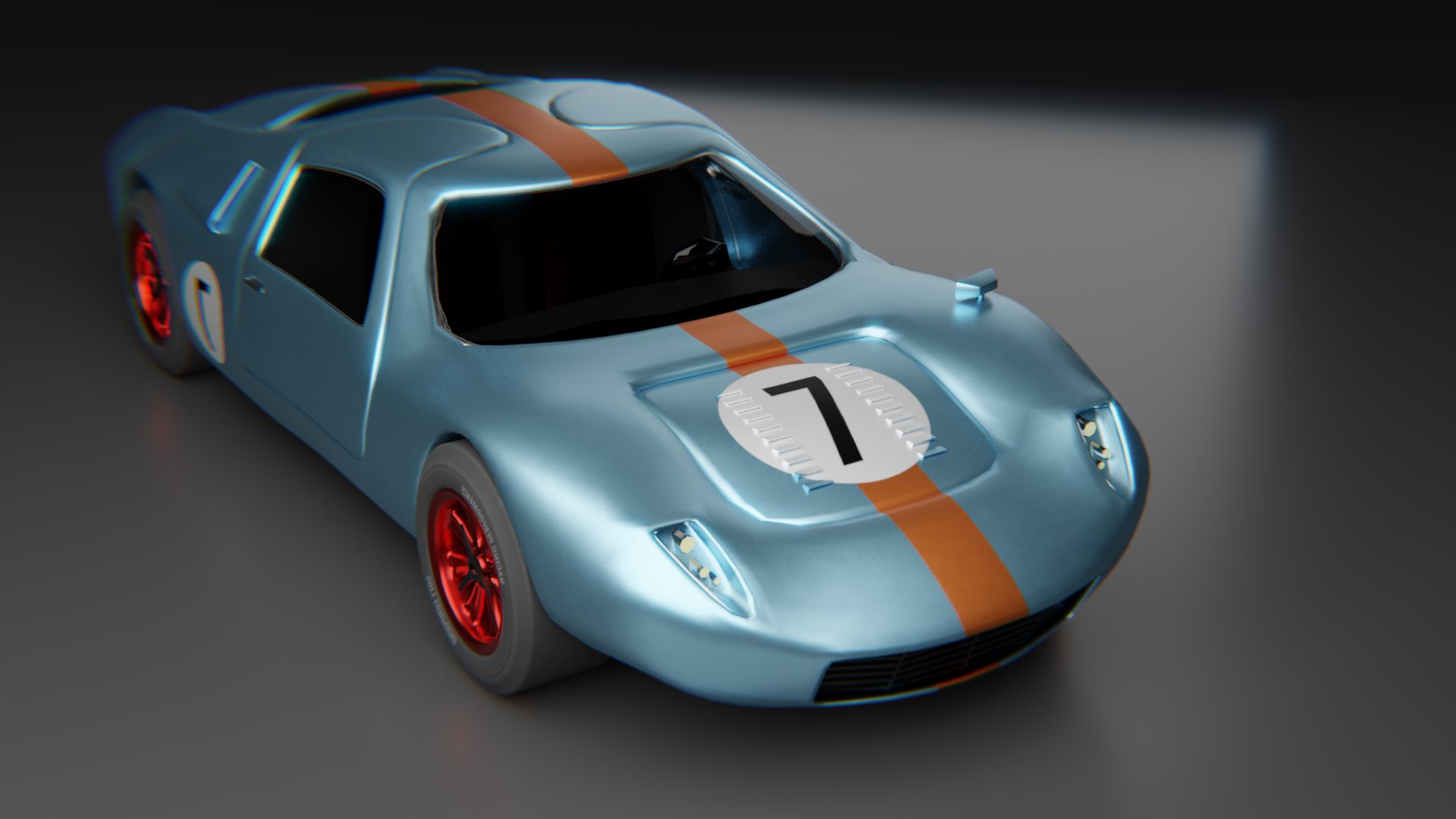 3D model vintage racer racing car - TurboSquid 1544086