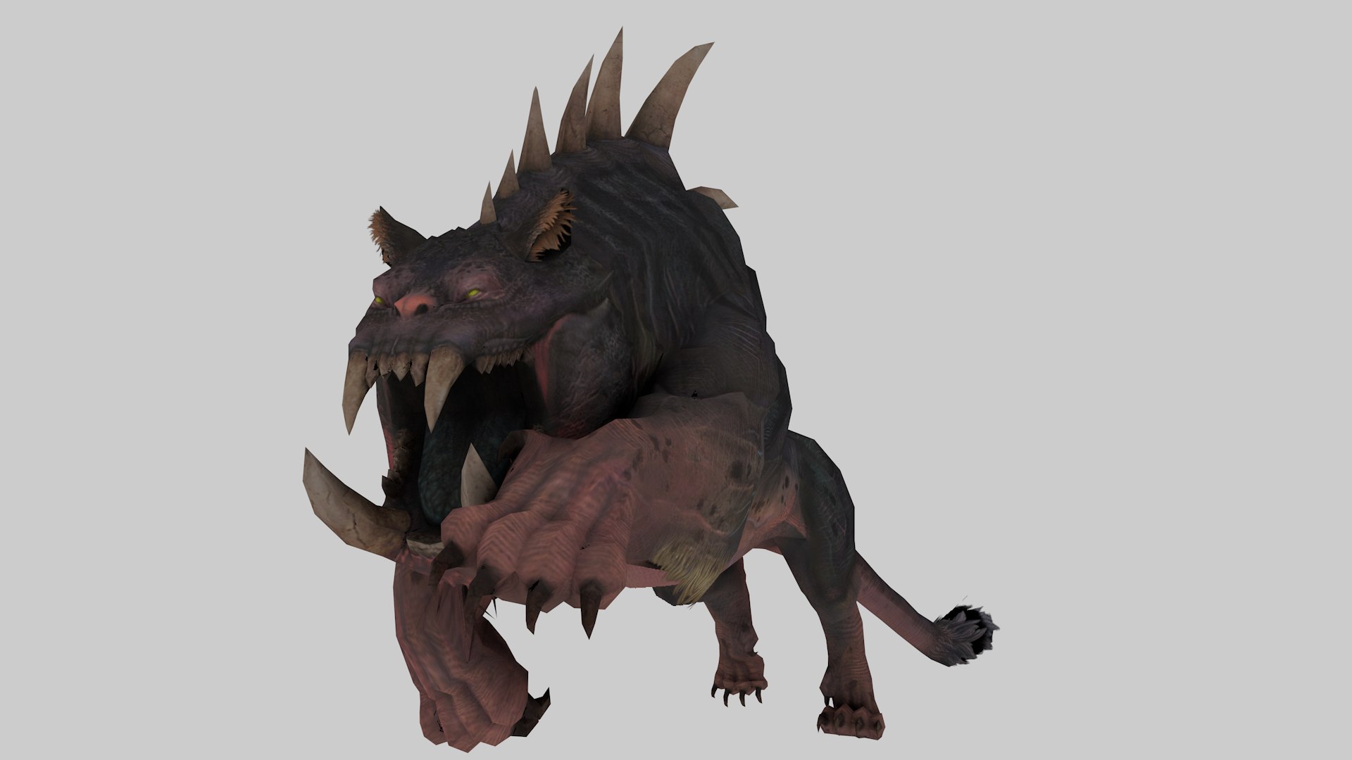 3D 3D Monster Model For Games And Animation - TurboSquid 2374045