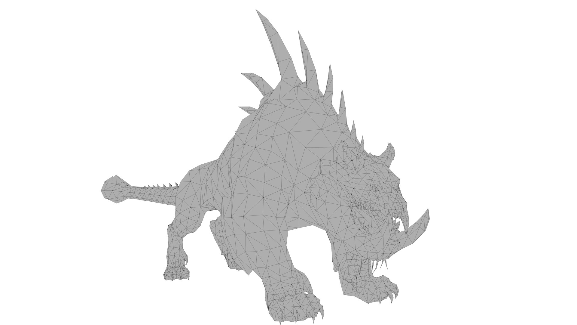 3D 3D Monster Model For Games And Animation - TurboSquid 2374045