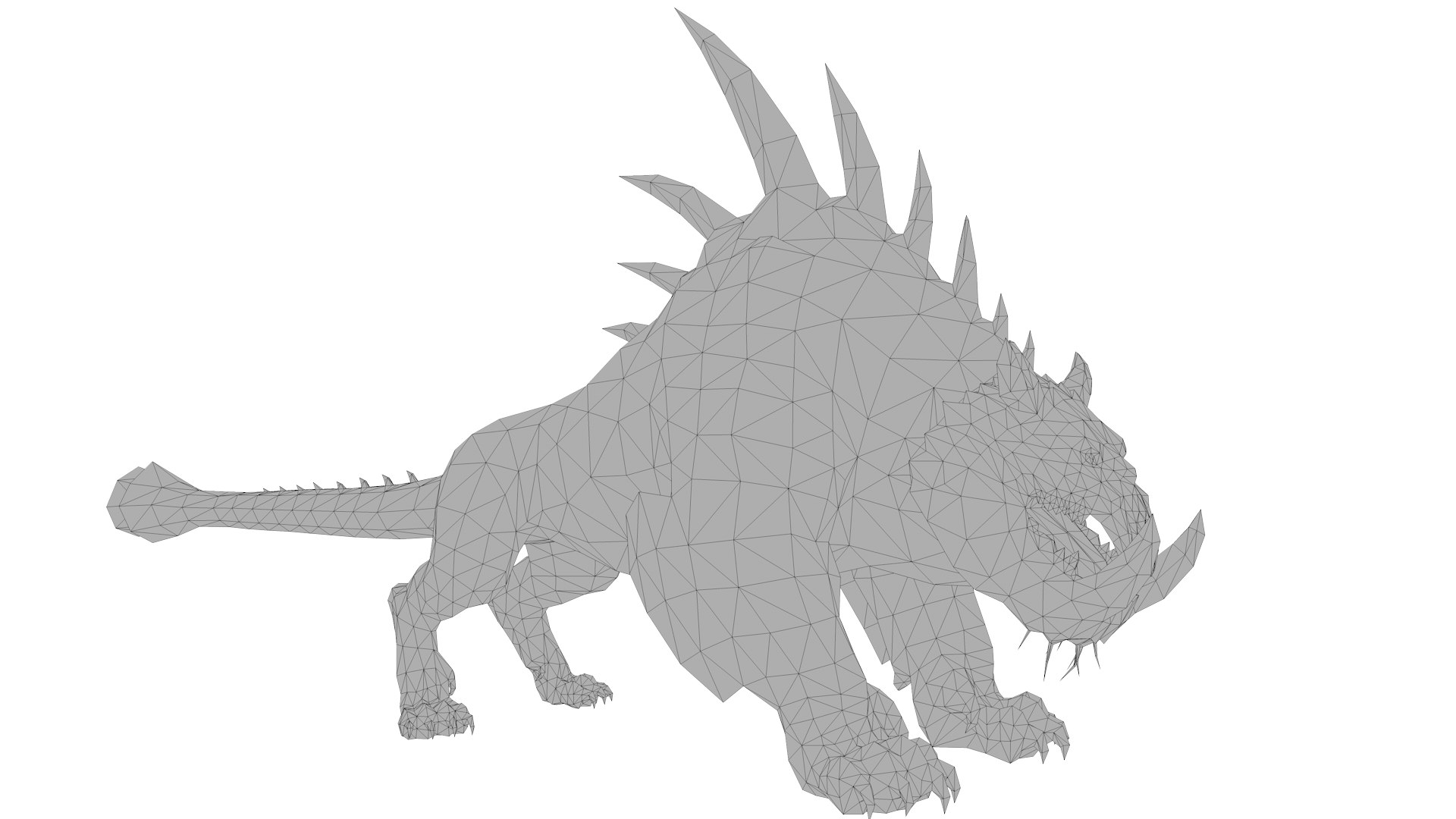 3D 3D Monster Model For Games And Animation - TurboSquid 2374045