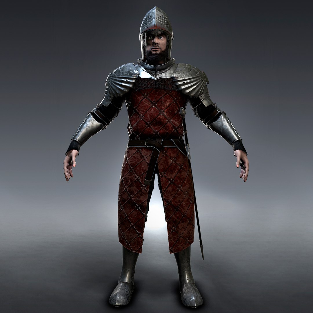 Medieval Knight Rigged 3D Model - TurboSquid 1303821