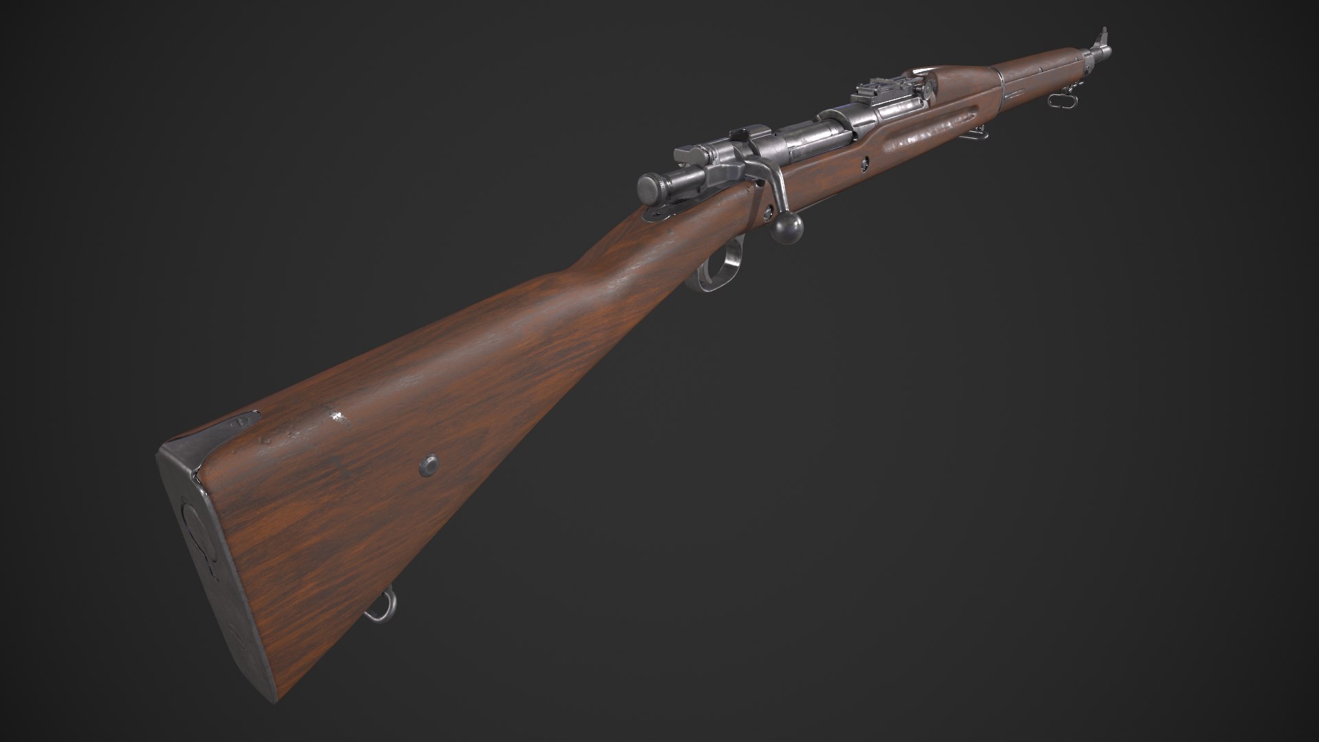 M1903 Springfield Rifle 3D Model - TurboSquid 2043458