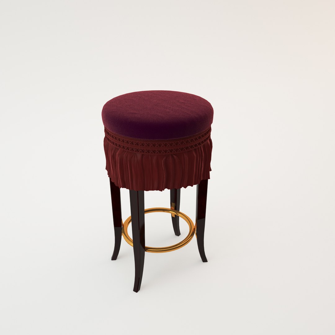 Classic Bar Chair Provasi 3d Model