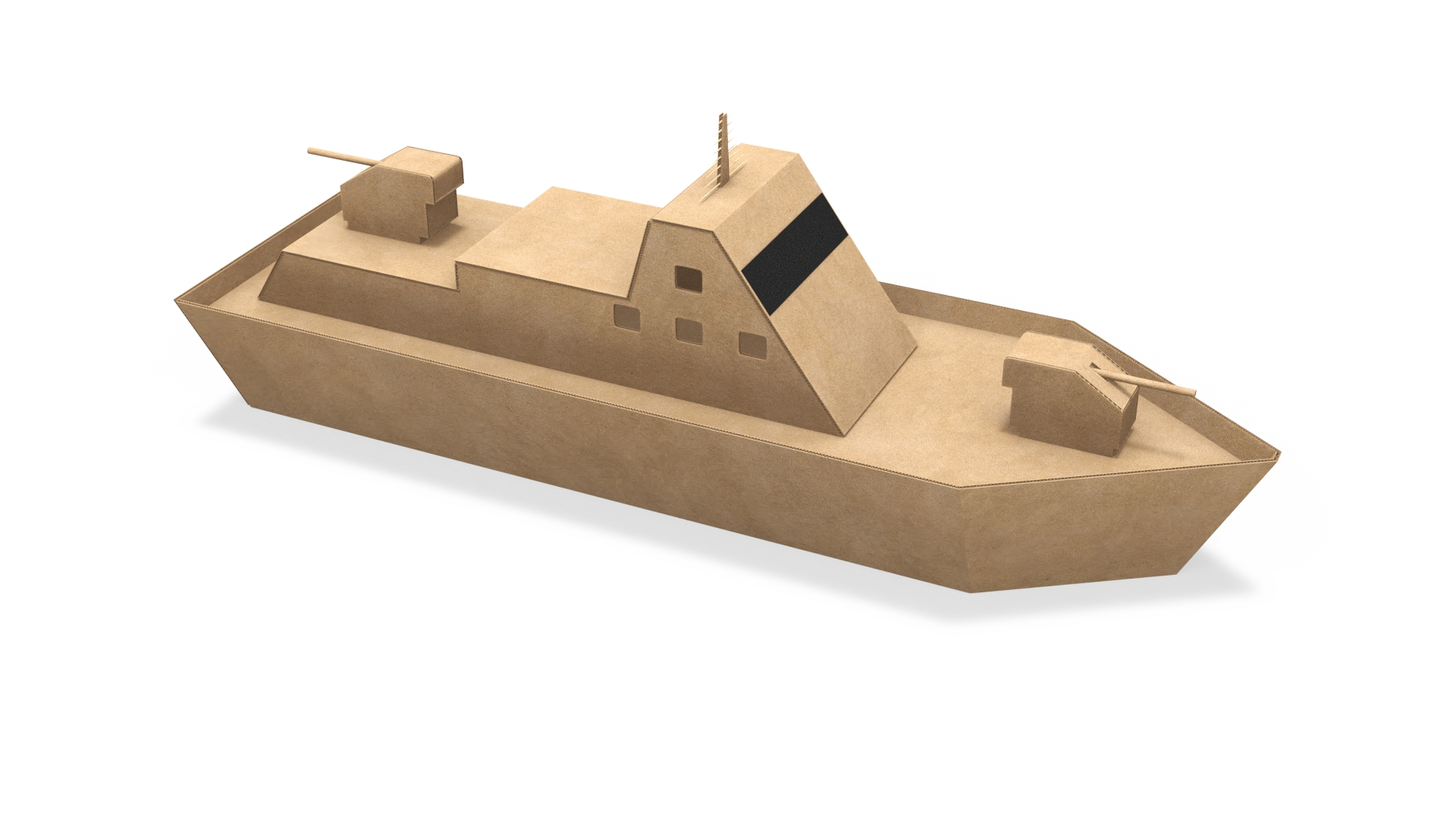 Cardboard Toy Vehicles Collection Model - TurboSquid 2245351