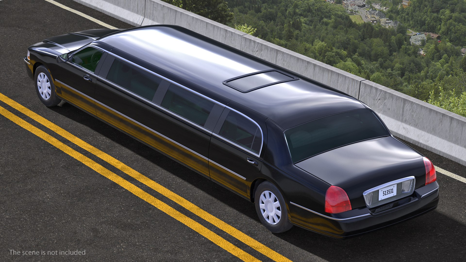 Limousine stretch luxury 3D model - TurboSquid 1591485