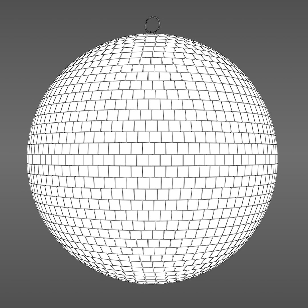 3d Model Of Disco Ball