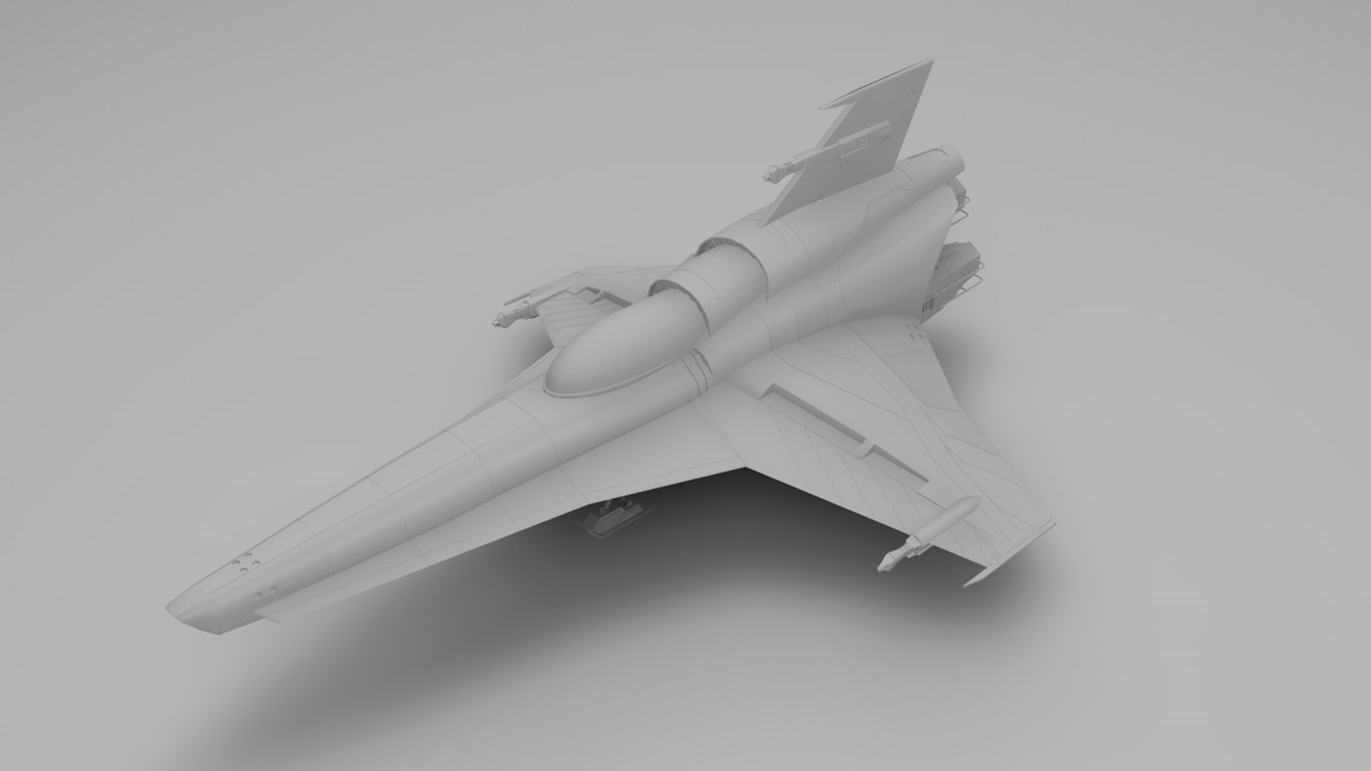 3d Colonial Viper Model