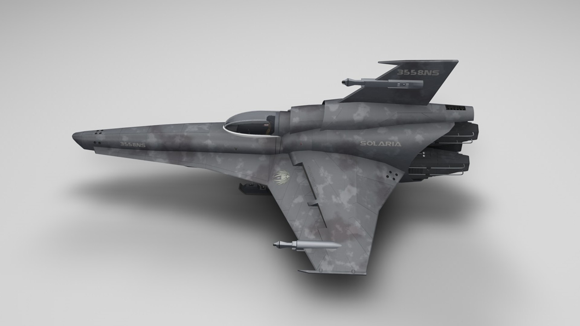 3d Colonial Viper Model