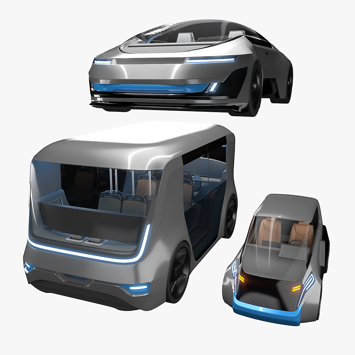 modelo 3d Generic Vehicles Collection 02 - TurboSquid 2053686