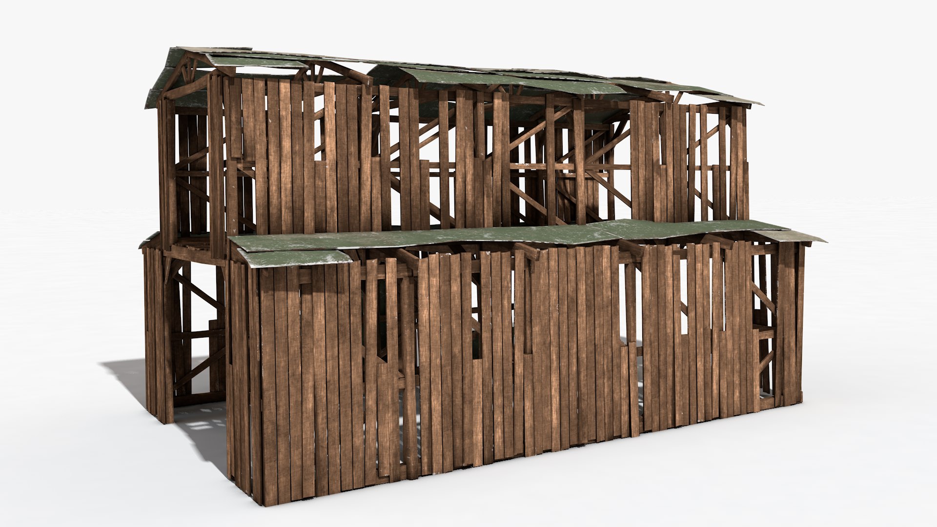 Old Warehouse 3D Model - TurboSquid 2378041