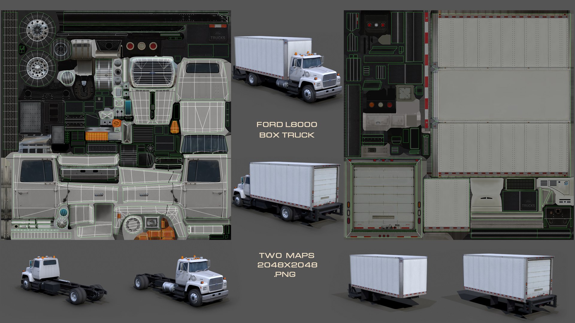 L8000 Box Truck 3D Model - TurboSquid 1681247