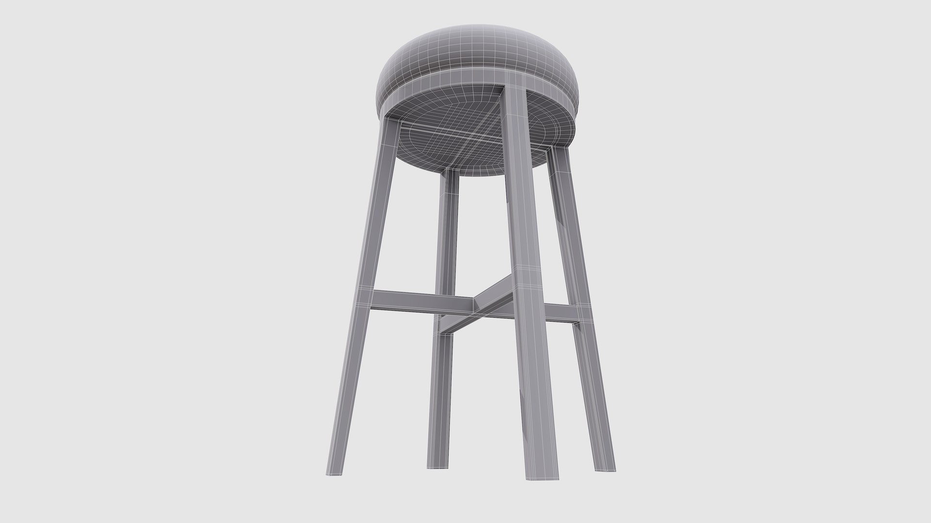3D Stool 1 With PBR 4K 8K - TurboSquid 2037585