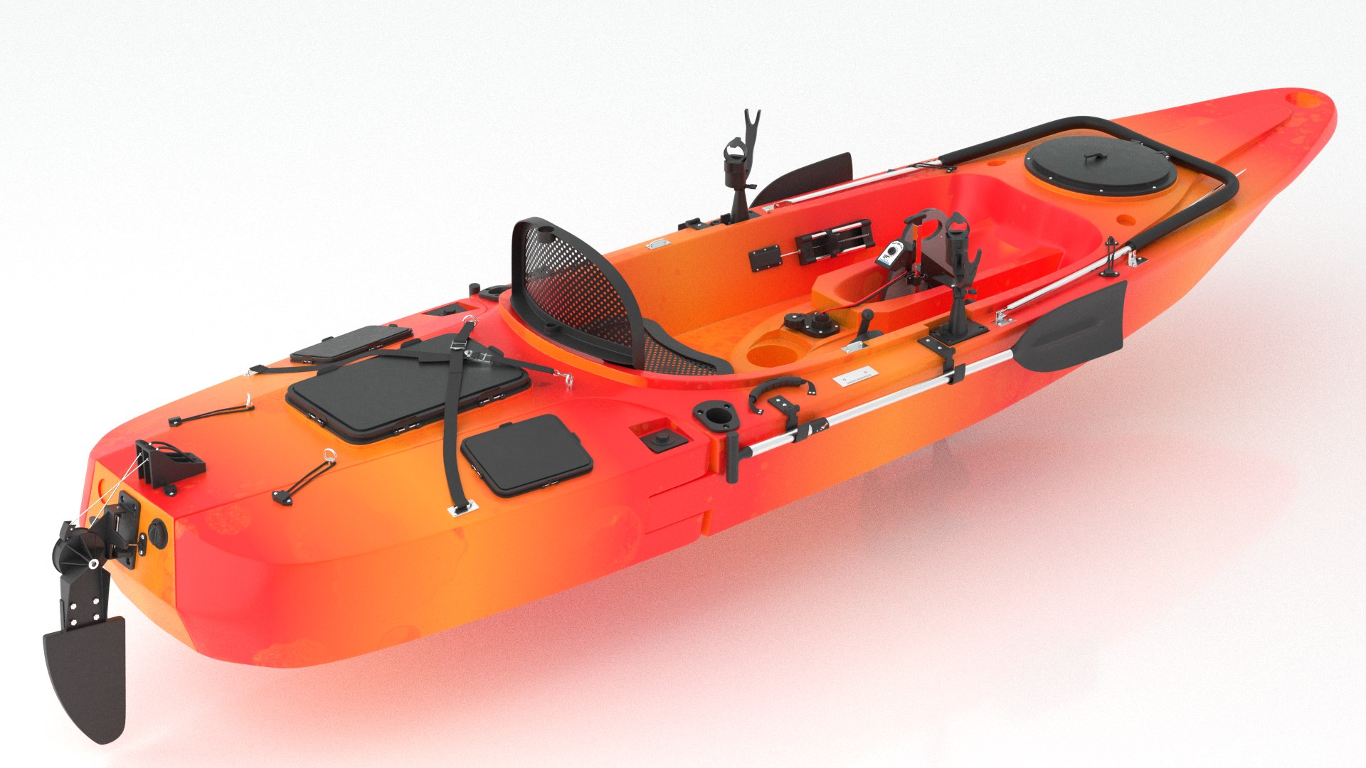 3D Kayak For Fishing With An Electric Motor Haswing Winix HB-54601 ...