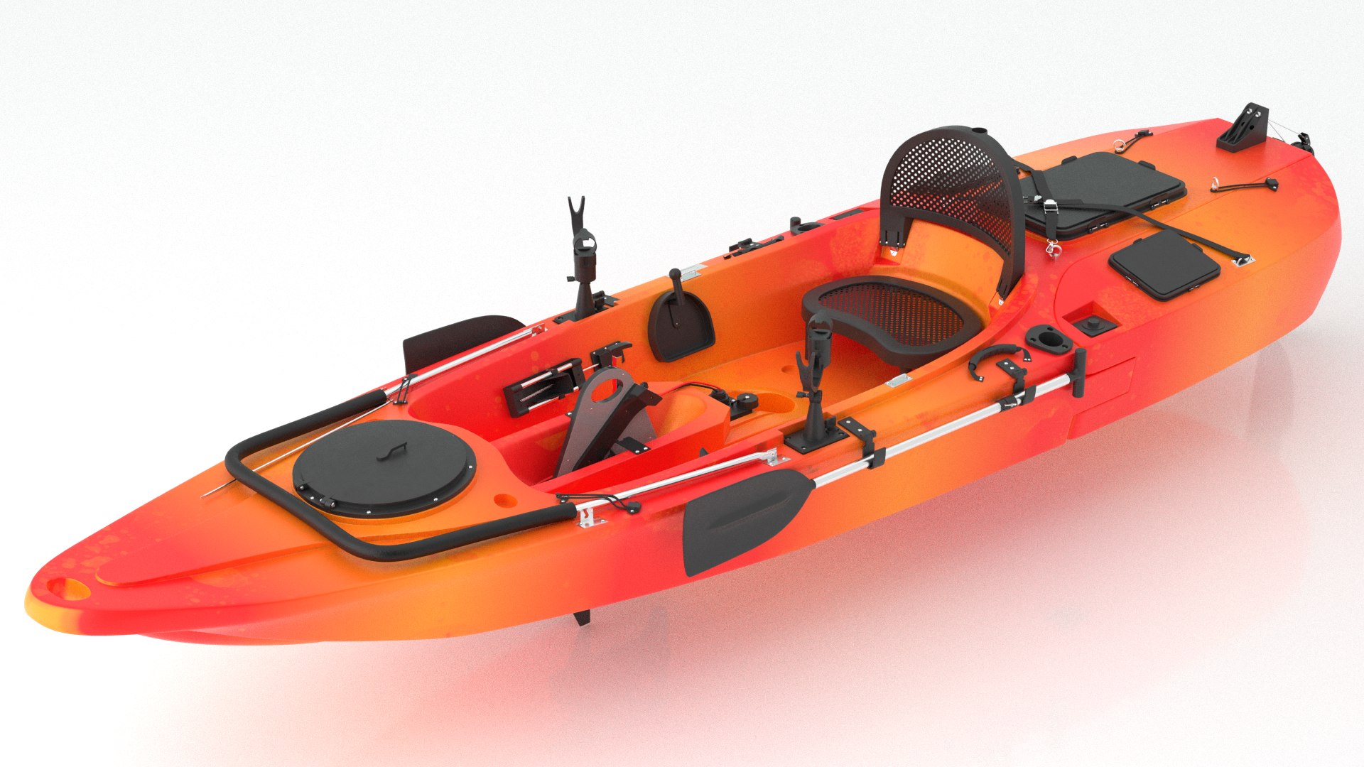 3D Kayak For Fishing With An Electric Motor Haswing Winix HB-54601 ...