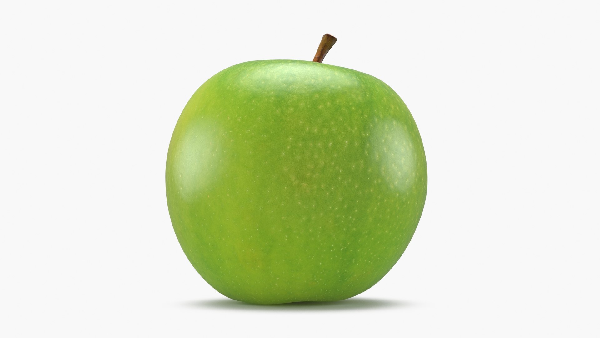 Green Apple v2 3D - TurboSquid 2052731