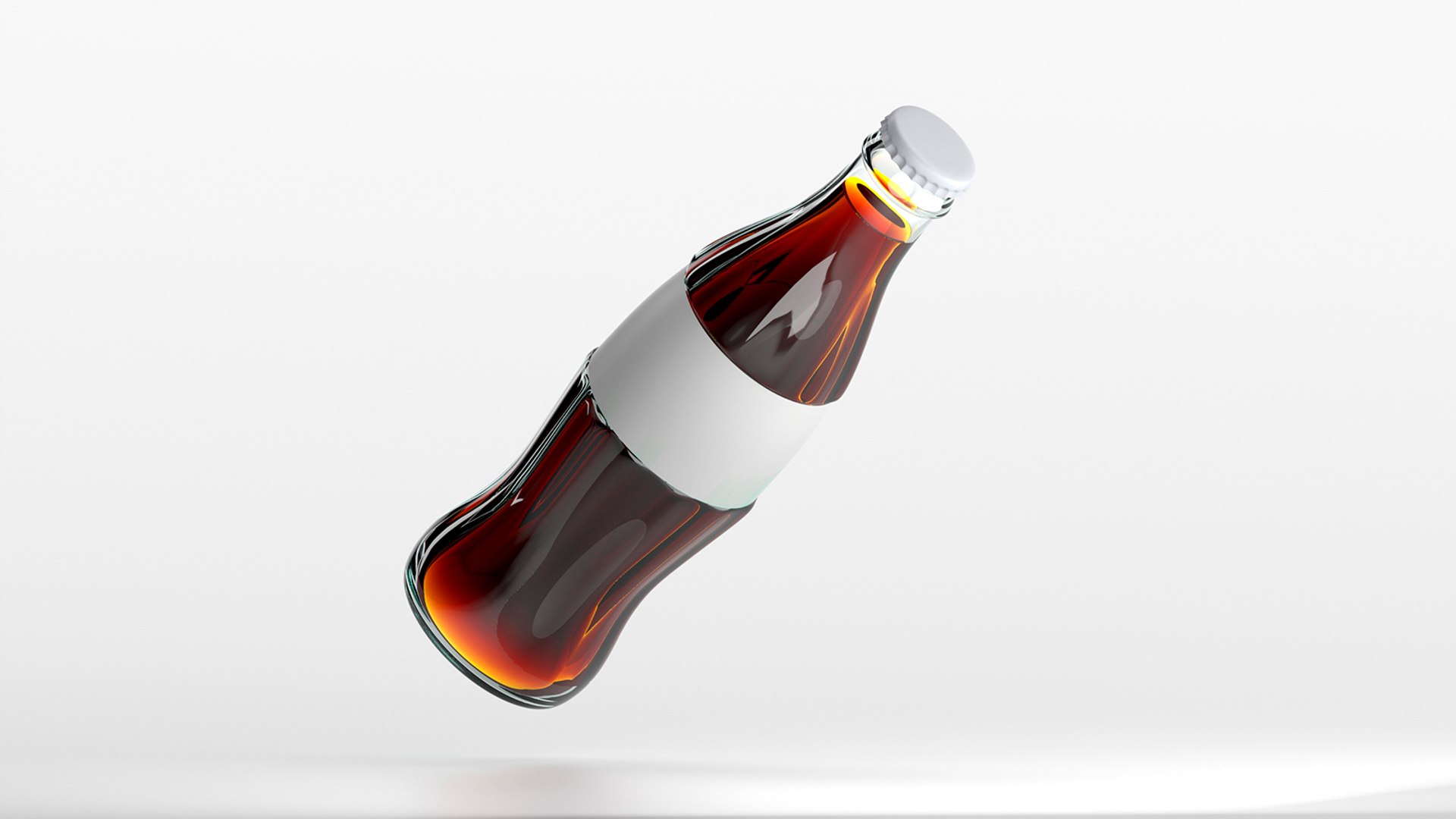 3D drink glass bottle model - TurboSquid 1540170