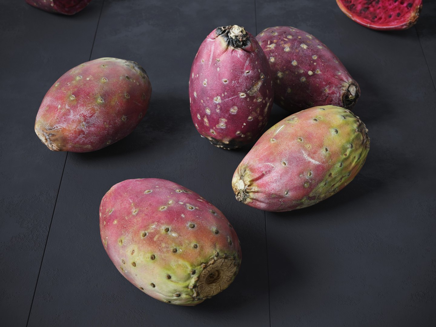 3D Prickly Pear - Cactus Fruit - TurboSquid 2107401