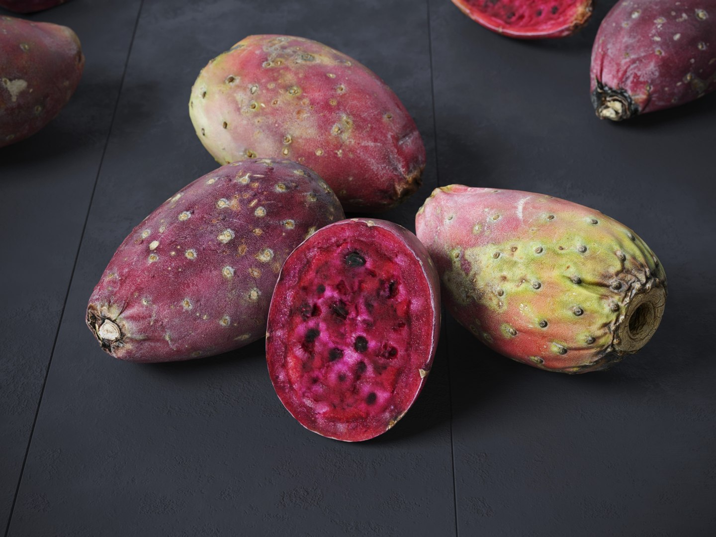 3D Prickly Pear - Cactus Fruit - TurboSquid 2107401
