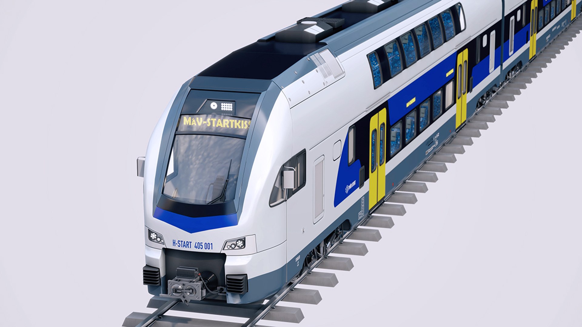 3D Stadler Kiss Double Deck Model - TurboSquid 1614874