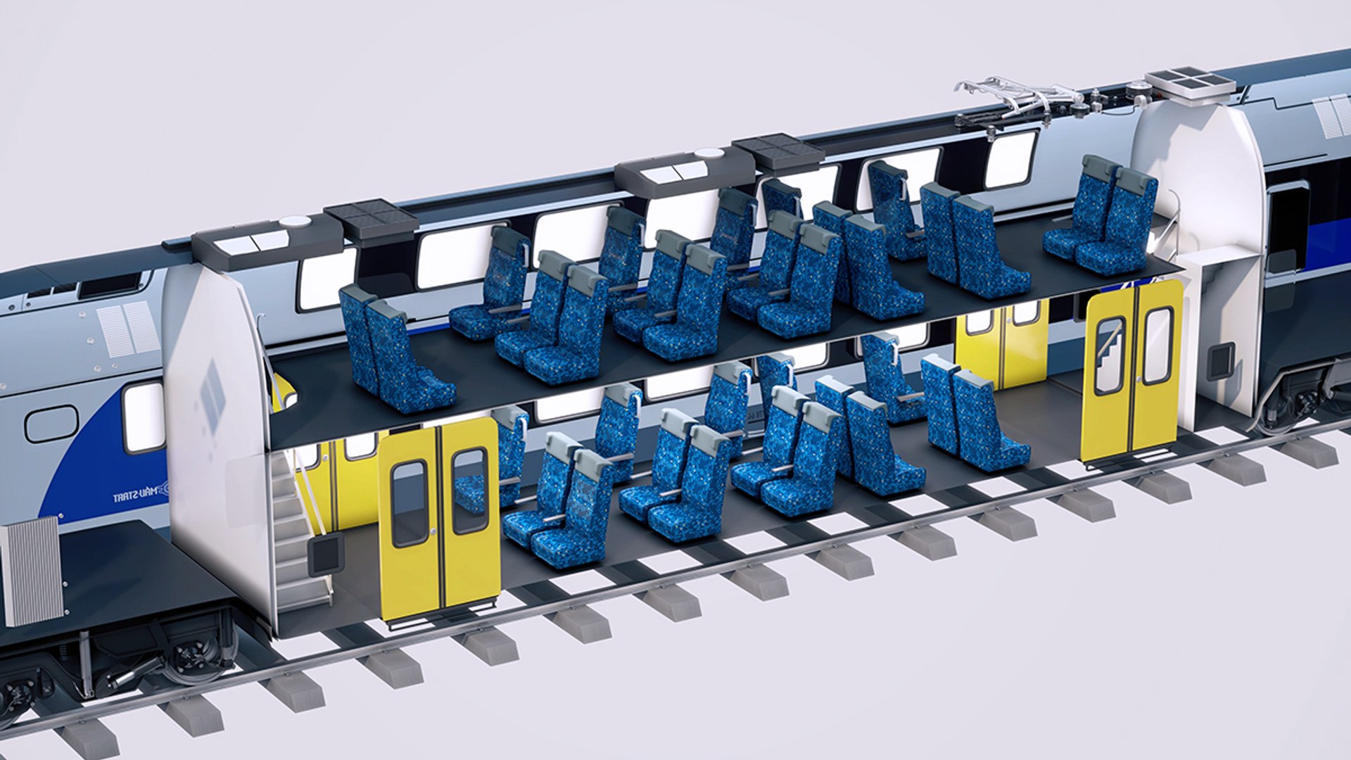 3D Stadler Kiss Double Deck Model - TurboSquid 1614874
