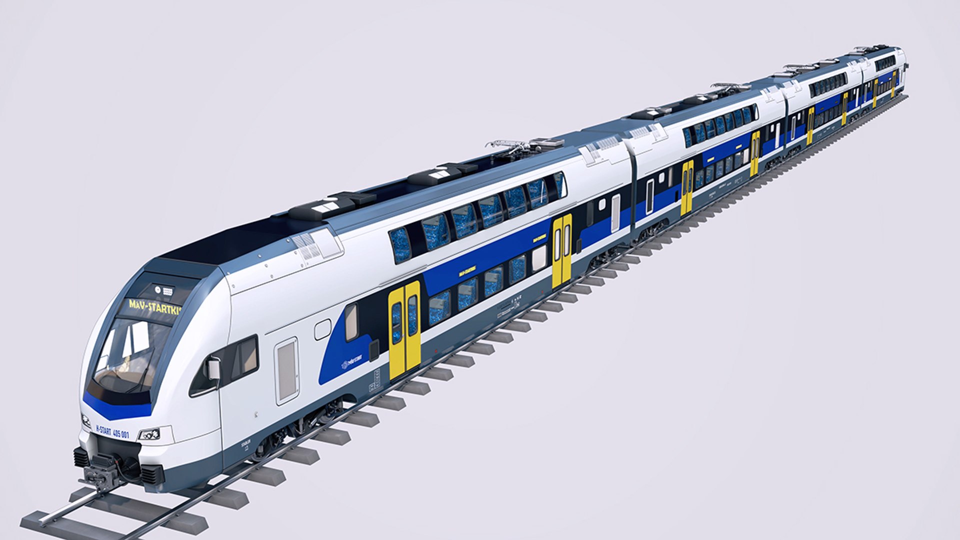 3D Stadler Kiss Double Deck Model - TurboSquid 1614874